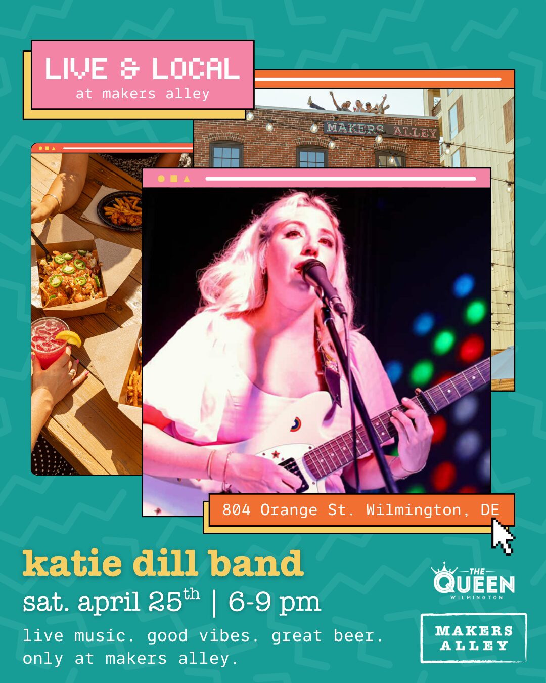 Live & Local at Makers Alley: Katie Dill Band - IN Wilmington